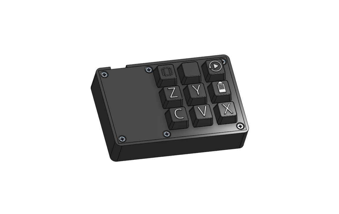 Macropad with Arduino Pro Micro por Warlock Til | Descargar modelo STL gratuito | Printables.com