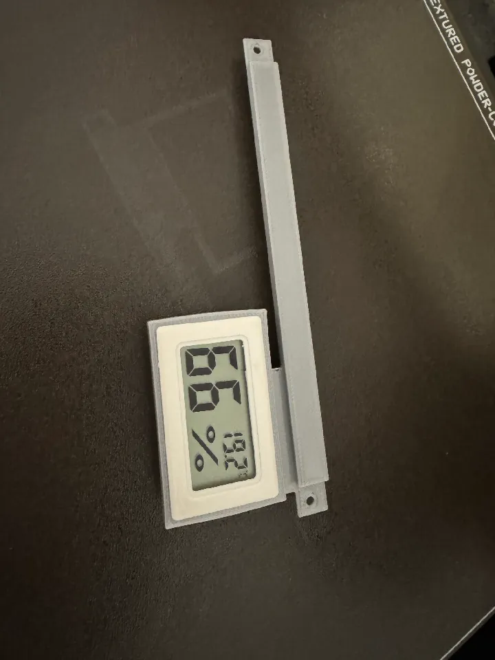 Sunlu S4 rectangular hygrometer mount by Aediel | Download free STL ...