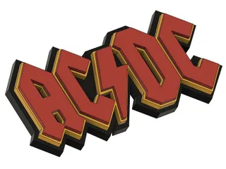 ACDC Logo by Bruninfarina | Download free STL model | Printables.com