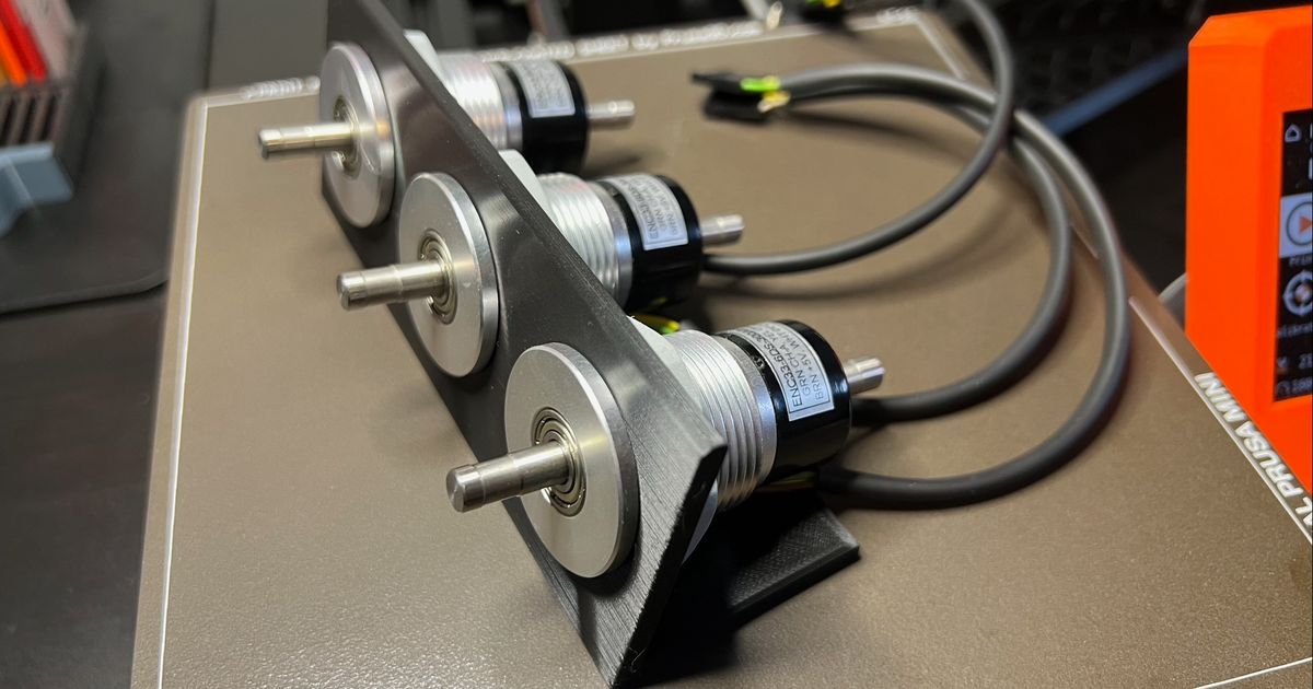 Rotary Encoder / Push Button Dev Stand (Parametric) by fortinmike ...