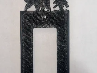 Decorative Bear and Eagle Outlet cover by brady lay | Download free STL ...