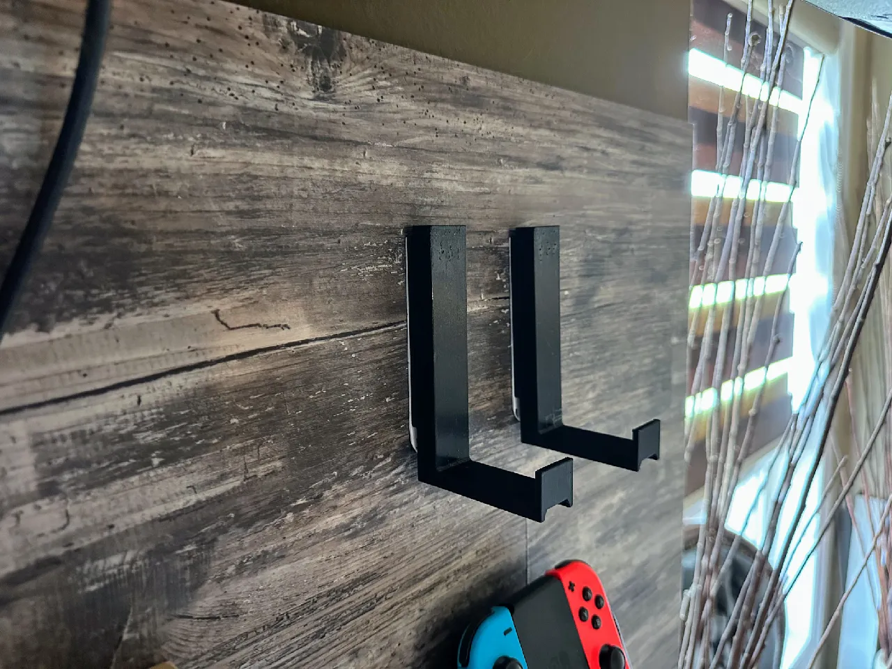 Wall-Mount Brackets for Nintendo Switch Dock (Screw mount or 3M ...
