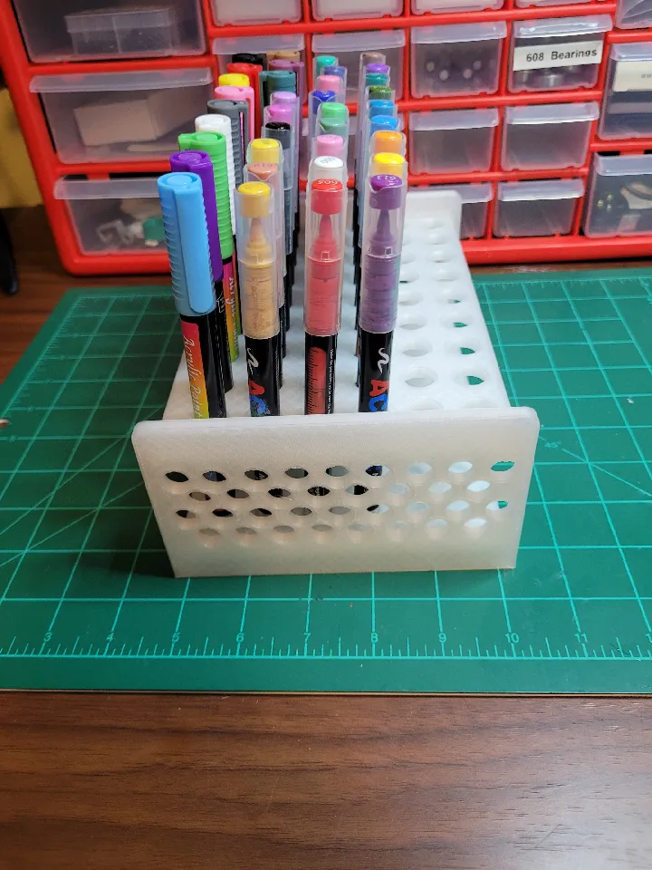acrylic paint pen rack by Phil Brown | Download free STL model ...