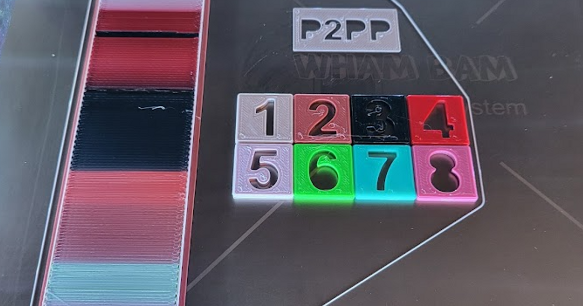 MMU Color Test Tiles by OldSalty3D | Download free STL model ...