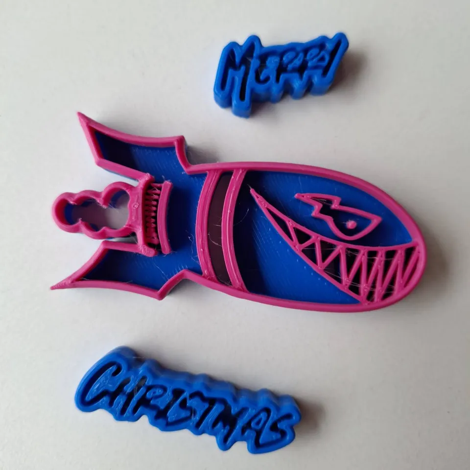 Jinx Rocket of Christmas | Cookie Cutter by Facundo Cuadrado | Download ...