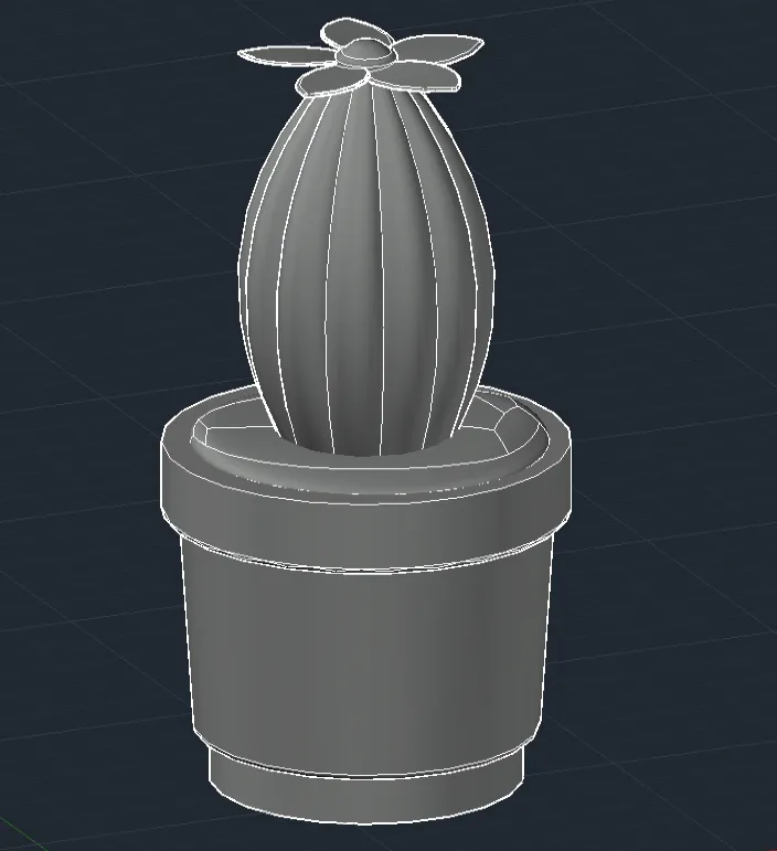 Cactus plant by Mara Roque | Download free STL model | Printables.com