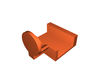 Logitech Cybertrack H4 Webcam Cover by BBrown | Download free STL model ...