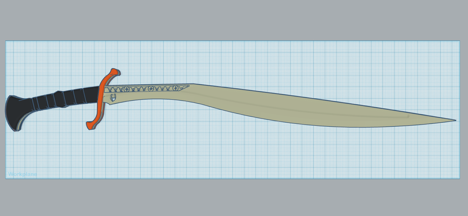 30 Inch Chitlange Talwar by Peter Ennist | Download free STL model ...