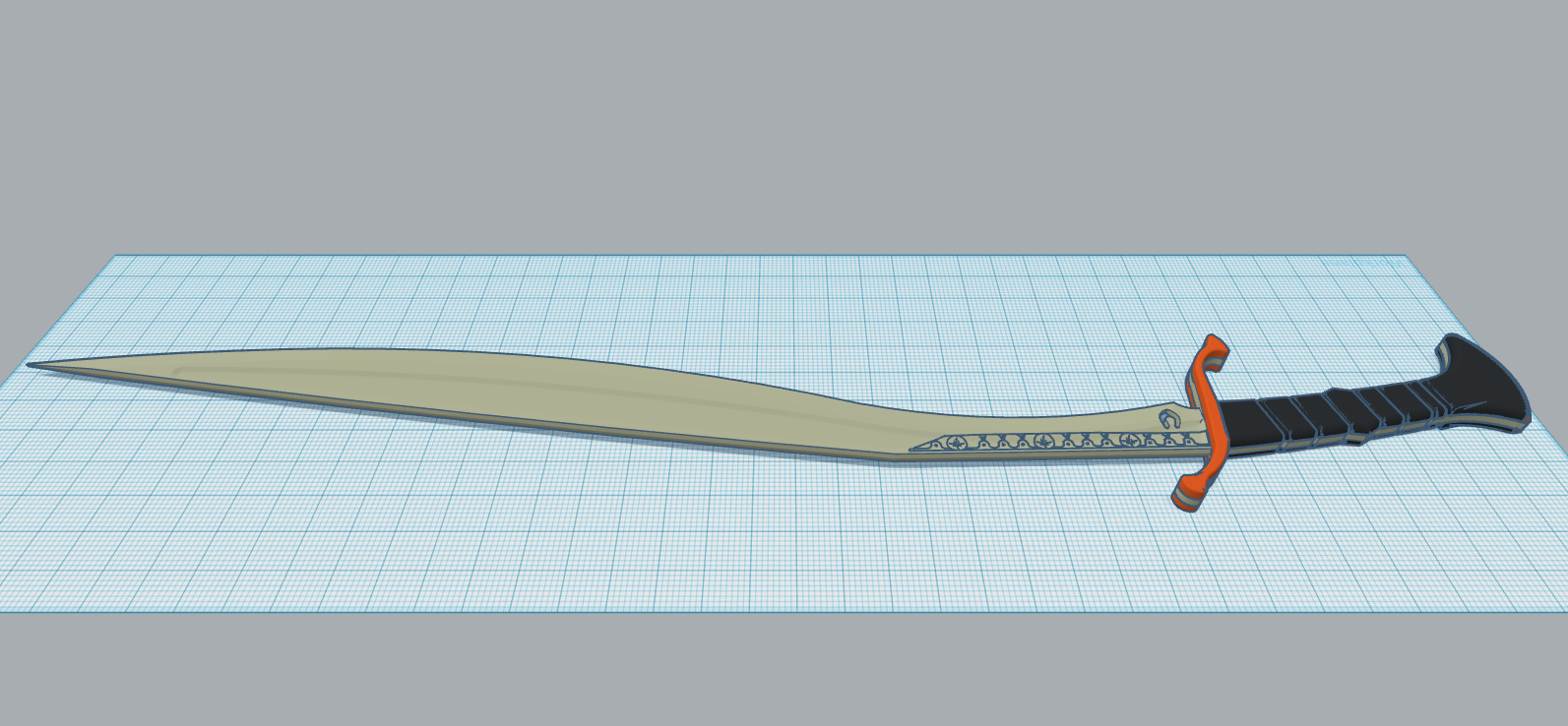 30 Inch Chitlange Talwar by Peter Ennist | Download free STL model ...
