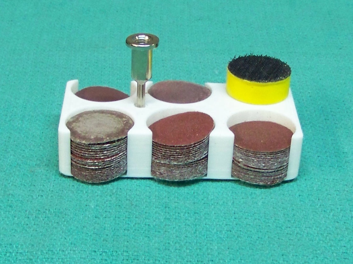 1" and 2" Sanding Disk Holders por JEO | Descargar modelo STL gratuito ...