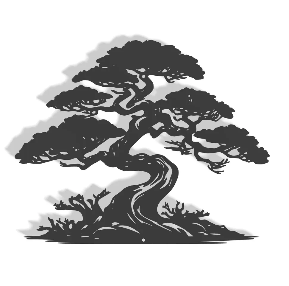 WallArt Tree 2 Bonsai by Tobi_Tobi | Download free STL model ...