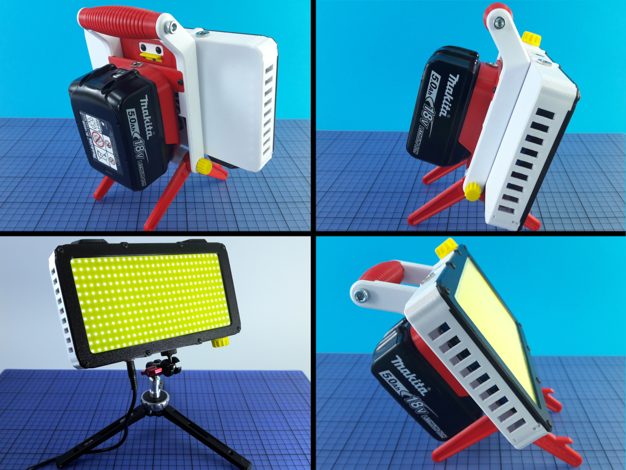70W Dimmable LED Worklight v1.4 by Volan | Download free STL model ...