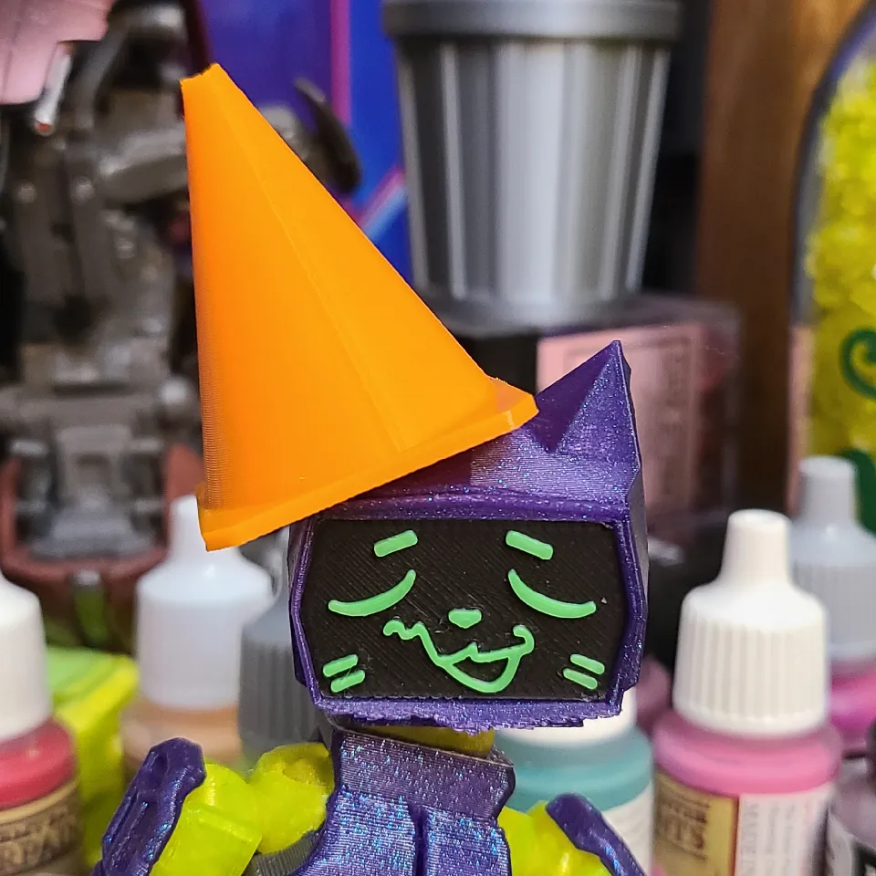 KerfurO Dummy 13 Silly Cone Hat by CryptidJon | Download free STL model ...