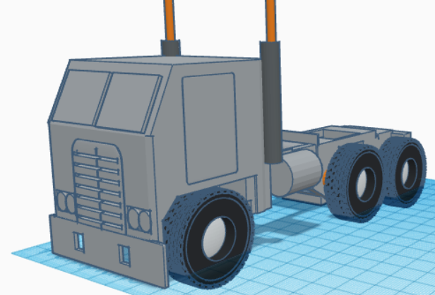 7 pc Truck created on Tinkercad by Mux Bao | Download free STL model ...