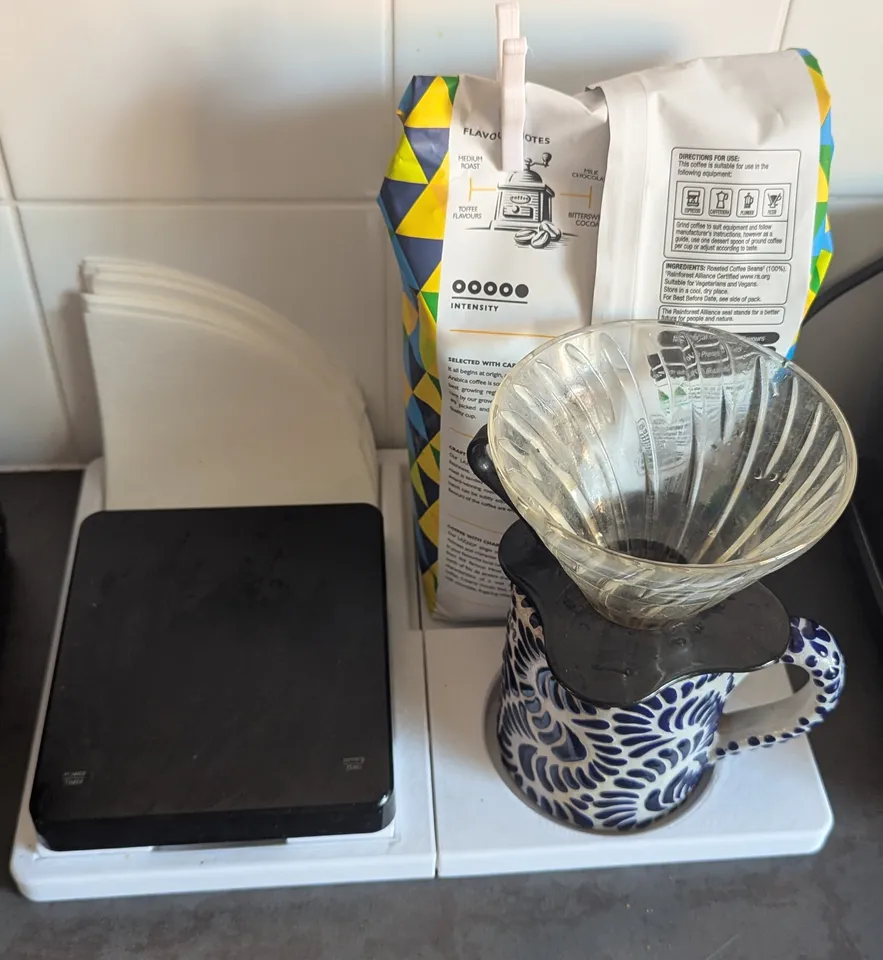 V60 Drip Coffee Tray by surfymcsurface | Download free STL model ...