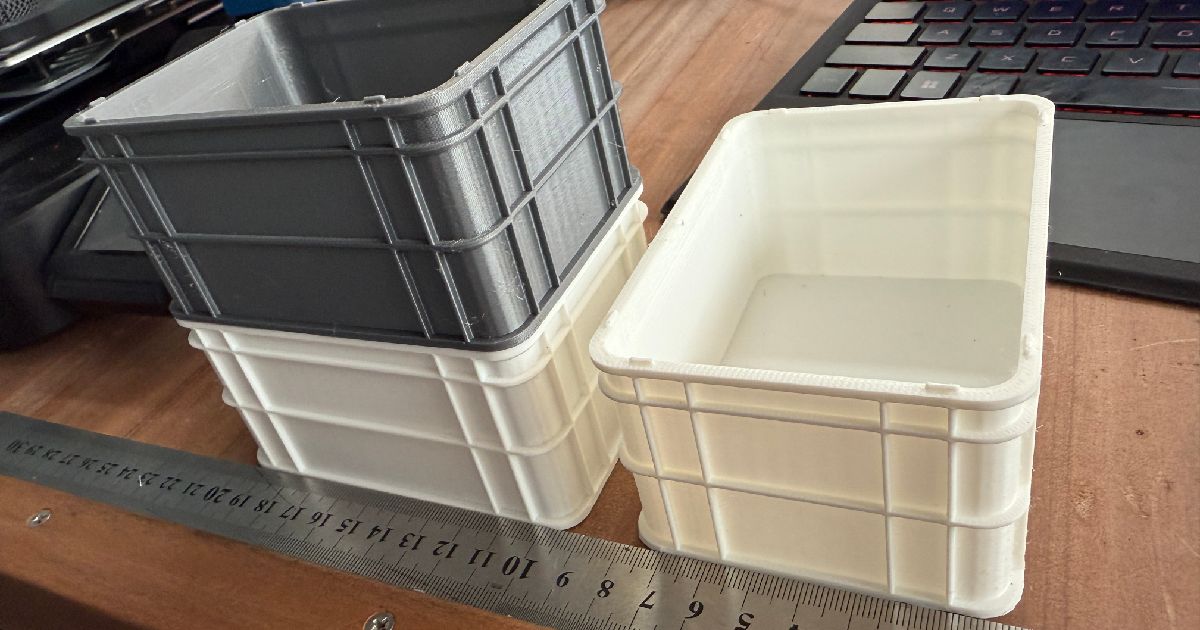 Stackable Crate Mini by Yerg | Download free STL model | Printables.com