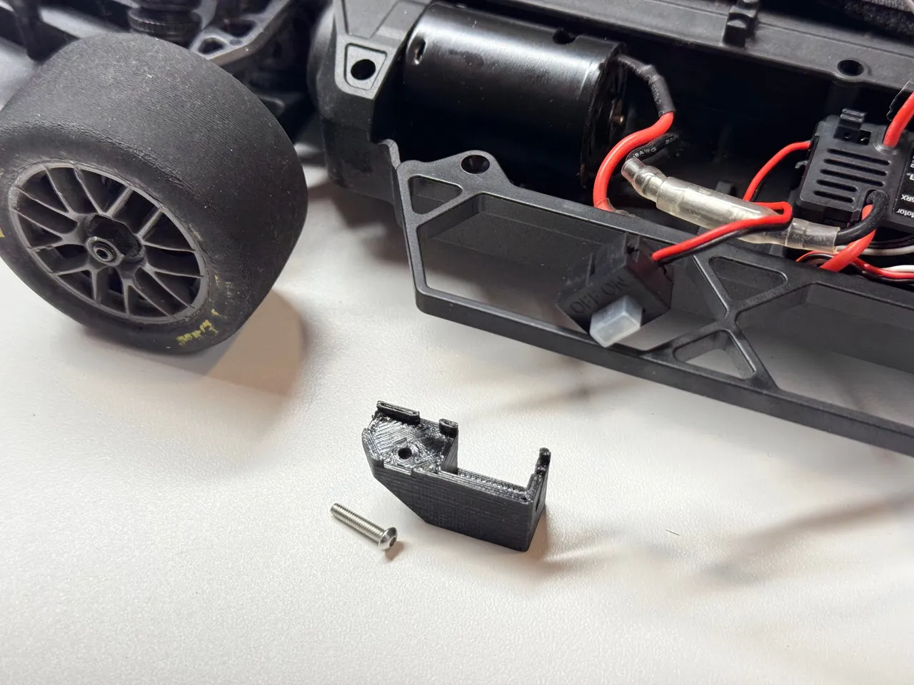 Losi NASCAR ESC Switch Mount by jrsone | Download free STL model ...