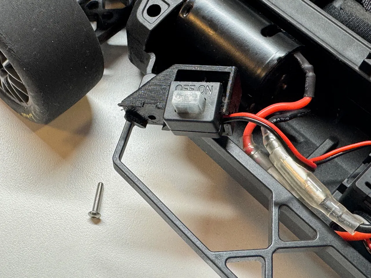 Losi NASCAR ESC Switch Mount by jrsone | Download free STL model ...