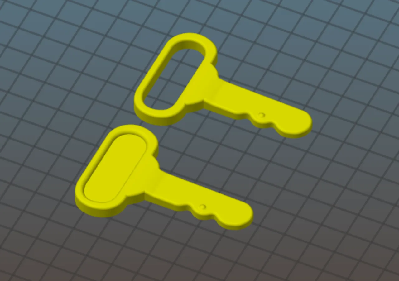 Little Tikes Cozy Coupe Replacement Key by RT3D | Download free STL ...