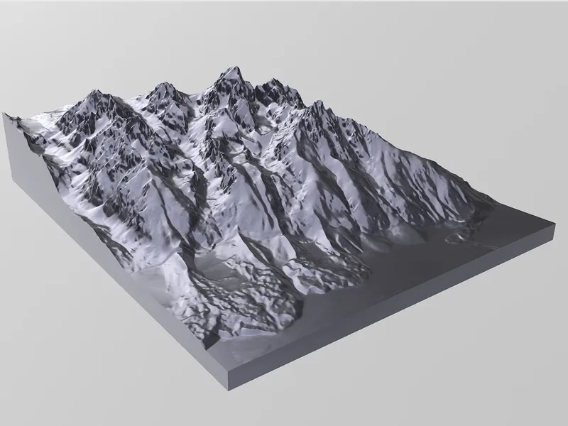 Grand Teton terrain model by Thorin Oakenshield | Download free STL ...