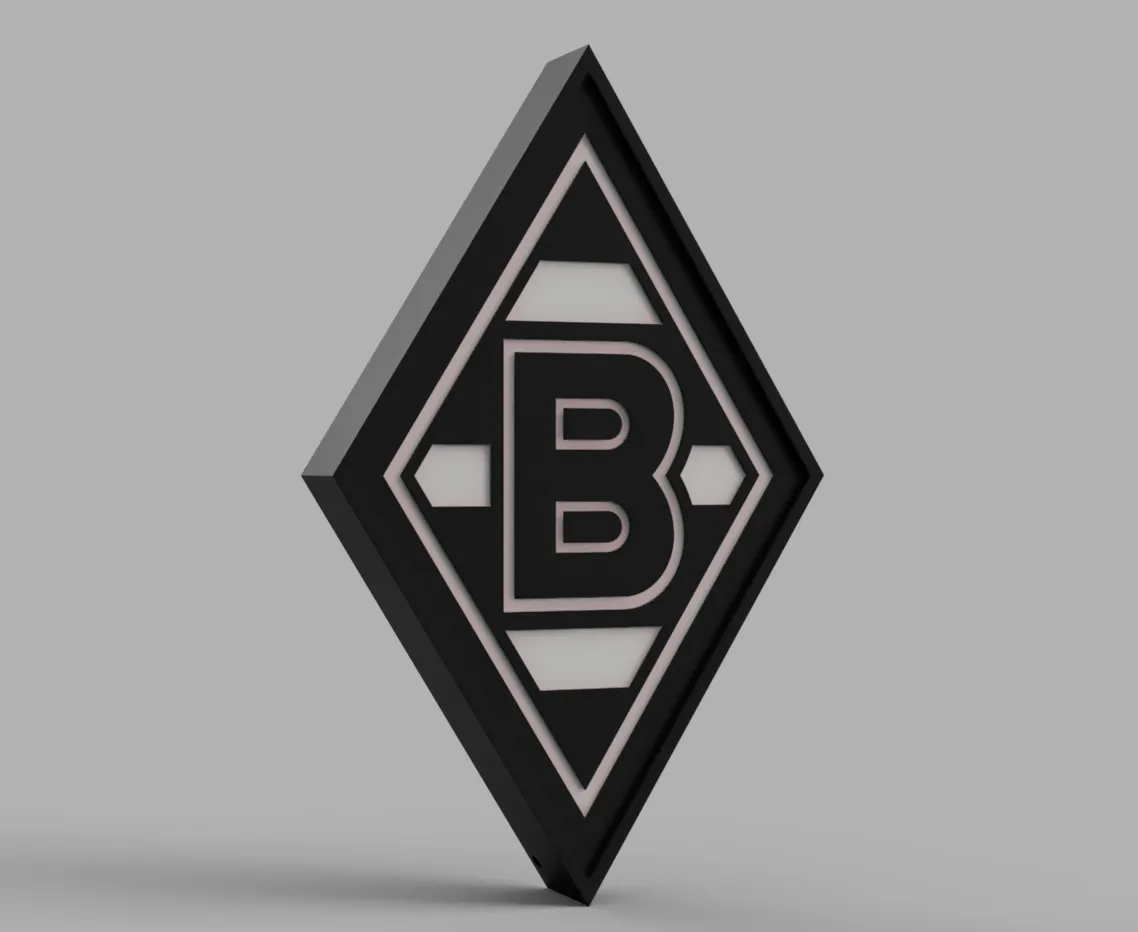 Borussia Mönchengladbach Logo Lightbox by Nagy Ervin | Download free STL model | Printables.com