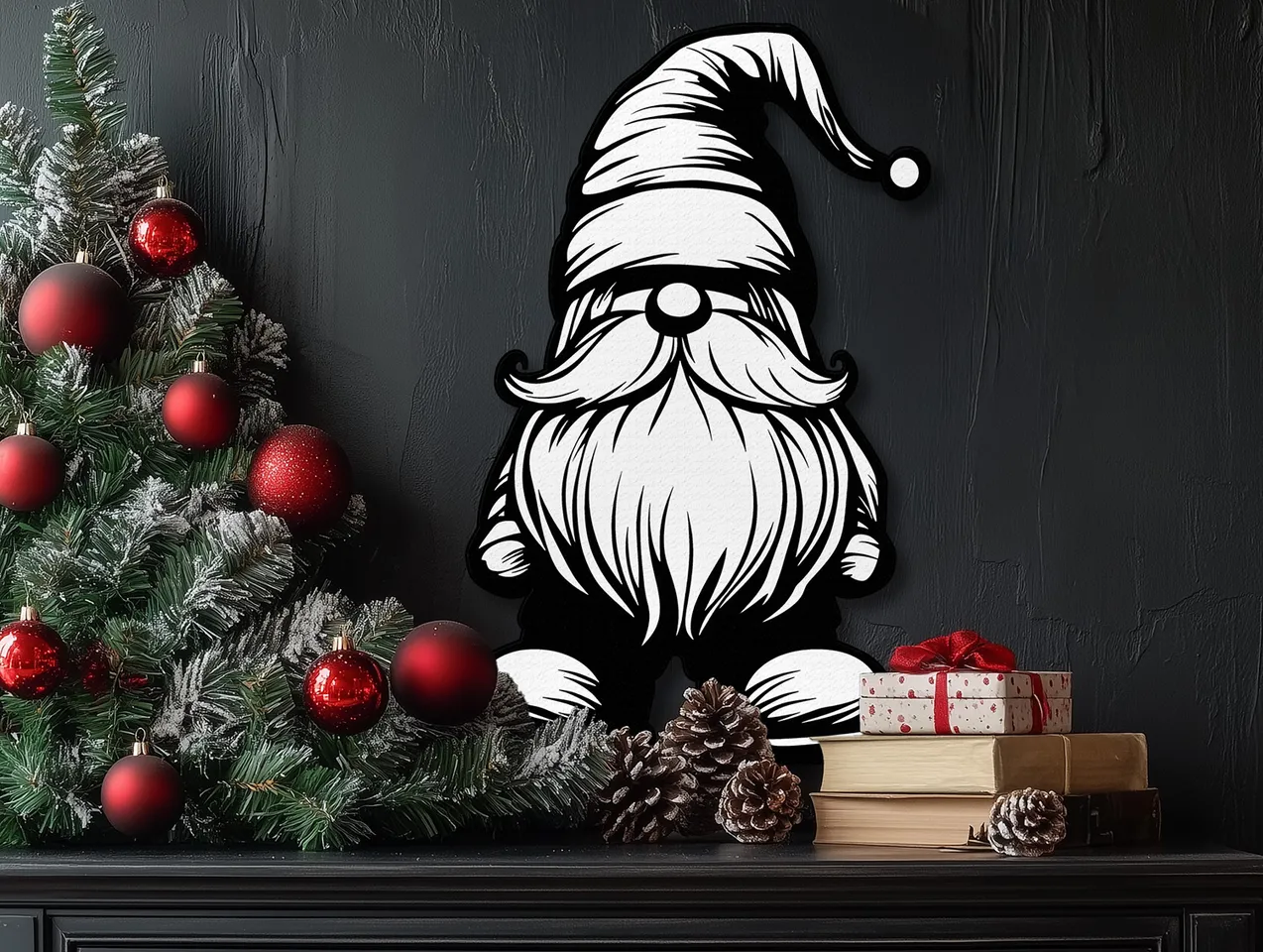 Gnome Wall Decor by 29flo | Download free STL model | Printables.com