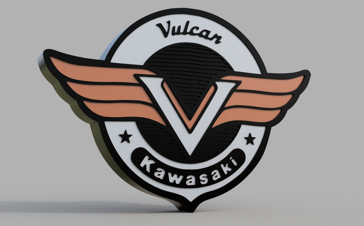 Kawasaki Vulcan Logo Lightbox & Wall Decor by Nagy Ervin | Download ...