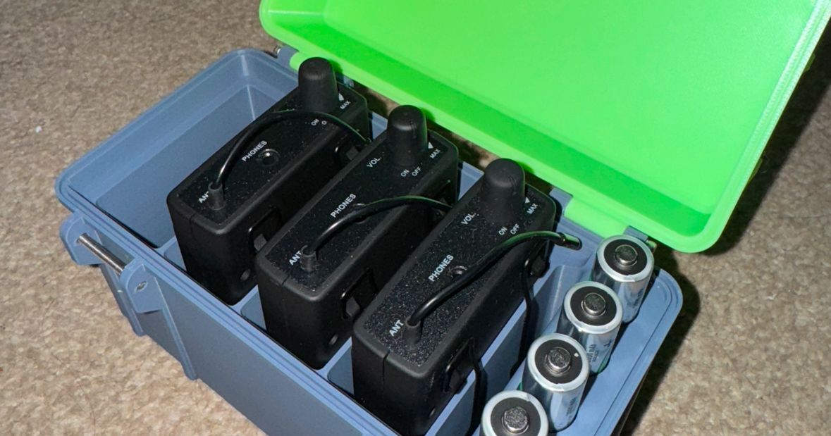 Rugged Box For In Ear Monitor Receivers And Batteries by Steppy ...