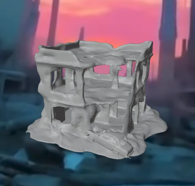 BROKEN BUILDING MODEL (supports needed) by amik | Download free STL ...