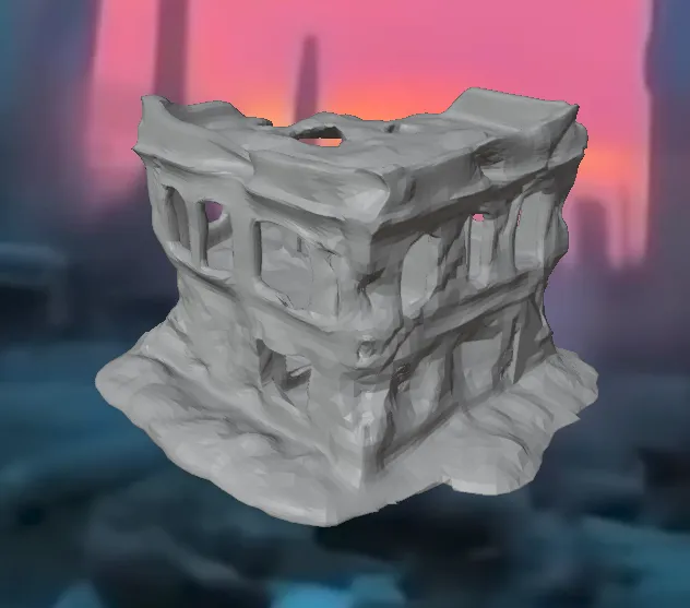 BROKEN BUILDING MODEL (supports needed) by amik | Download free STL model | Printables.com