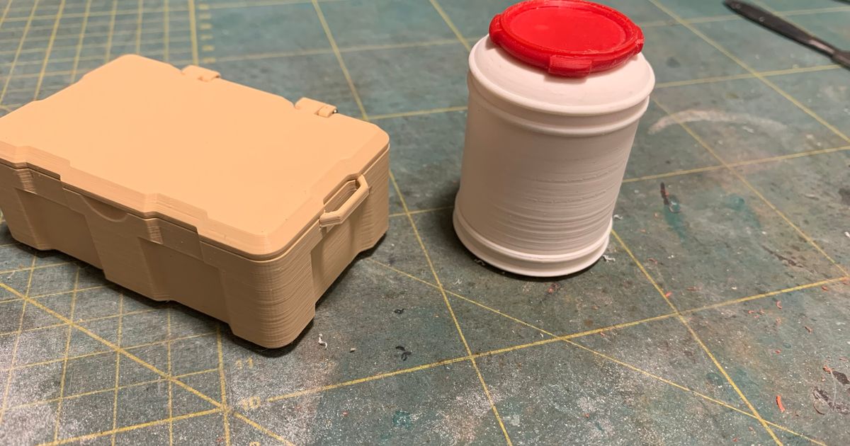 Barrel 50 l - 1/10 scale v.2 by Zax | Download free STL model ...