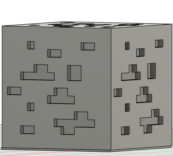 Minecraft Ore lamp by Nikita Pro | Download free STL model | Printables.com