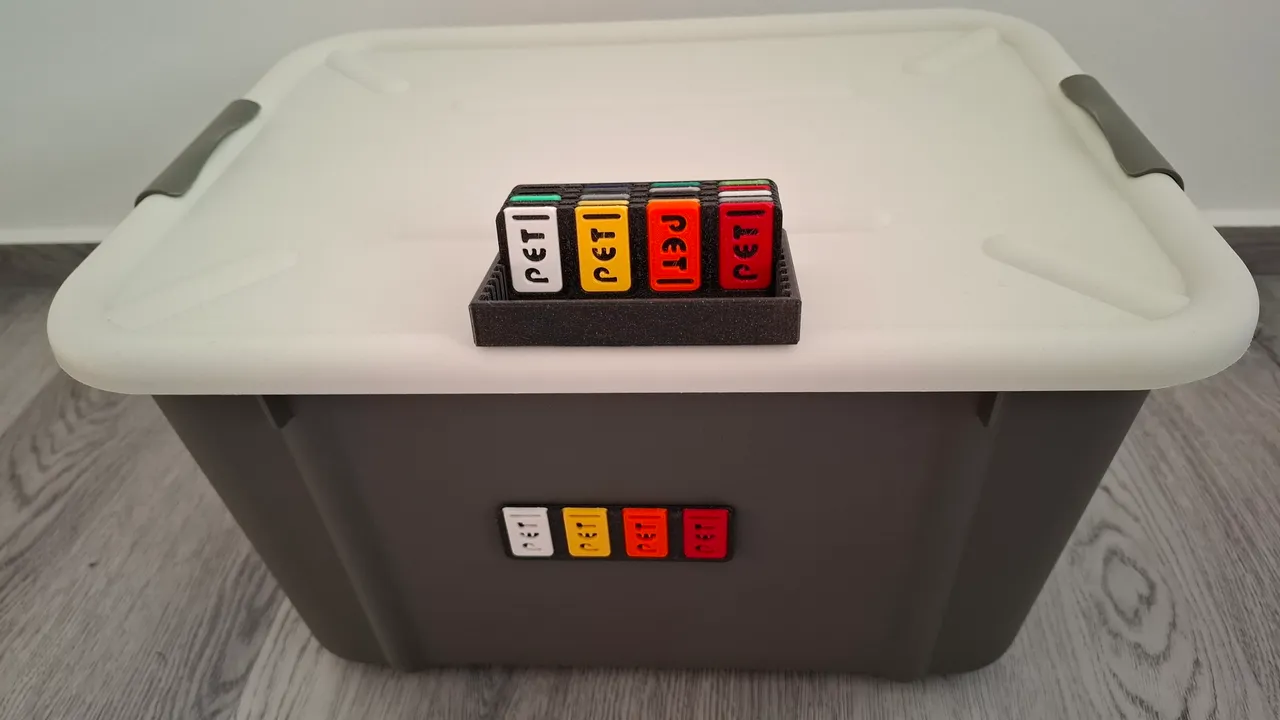 Filament Tag Box by Očko | Download free STL model | Printables.com
