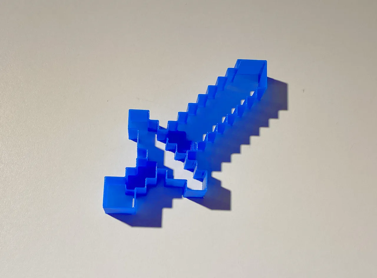 Minecraft Sword Cookie Cutter by PereElGran | Download free STL model ...