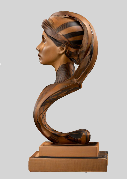 Woman Bust Decoration by Carperone | Download free STL model ...