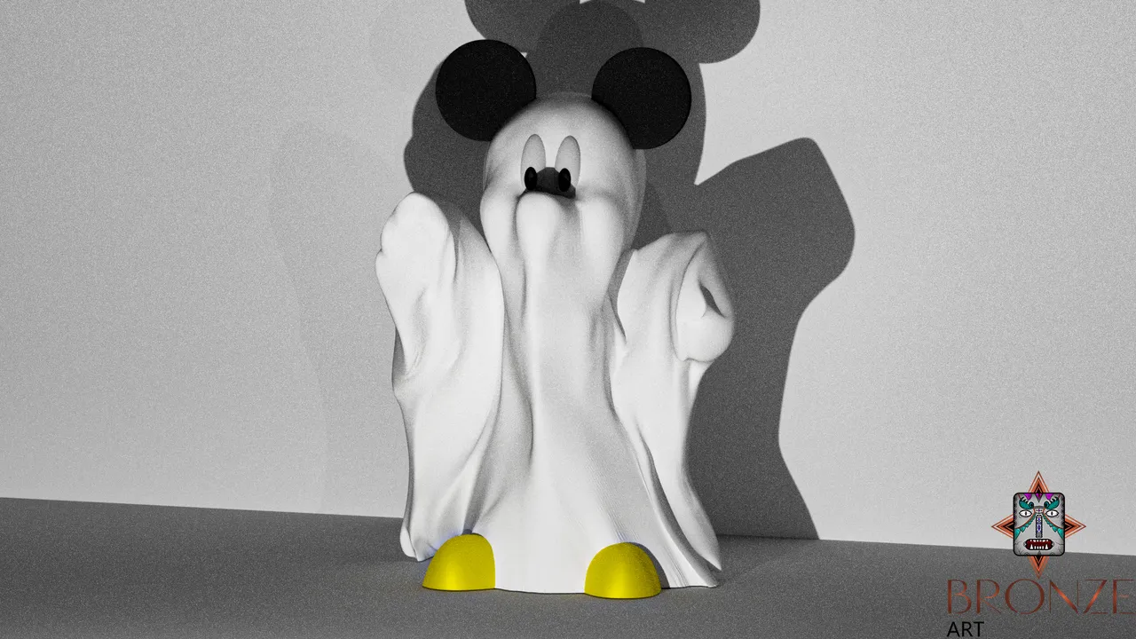 Mickey Mouse Ghost by KN16 | Download free STL model | Printables.com