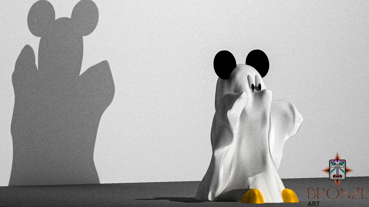 Mickey Mouse Ghost by KN16 | Download free STL model | Printables.com