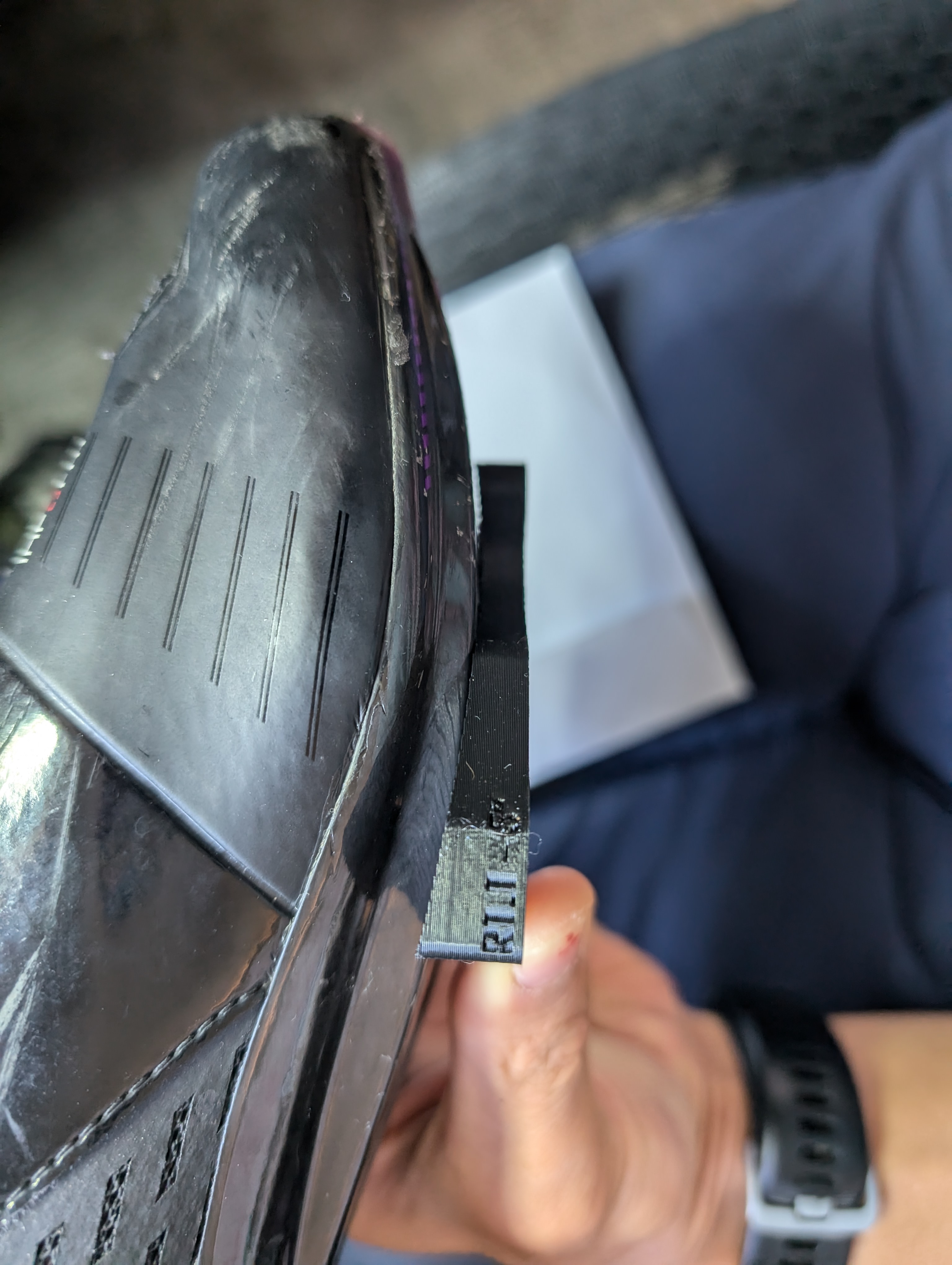 Shimano SPD-SL angled cleat shim by aiber | Download free STL model ...