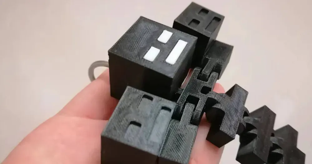Minecraft Articulating Wither por Kush Patel | Descargar modelo STL ...
