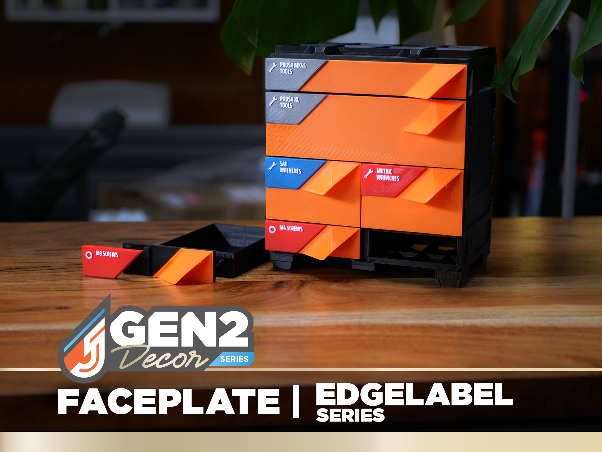 GEN2 Decor - Faceplates - EdgeLabel Series by Jerrari | Printables Store