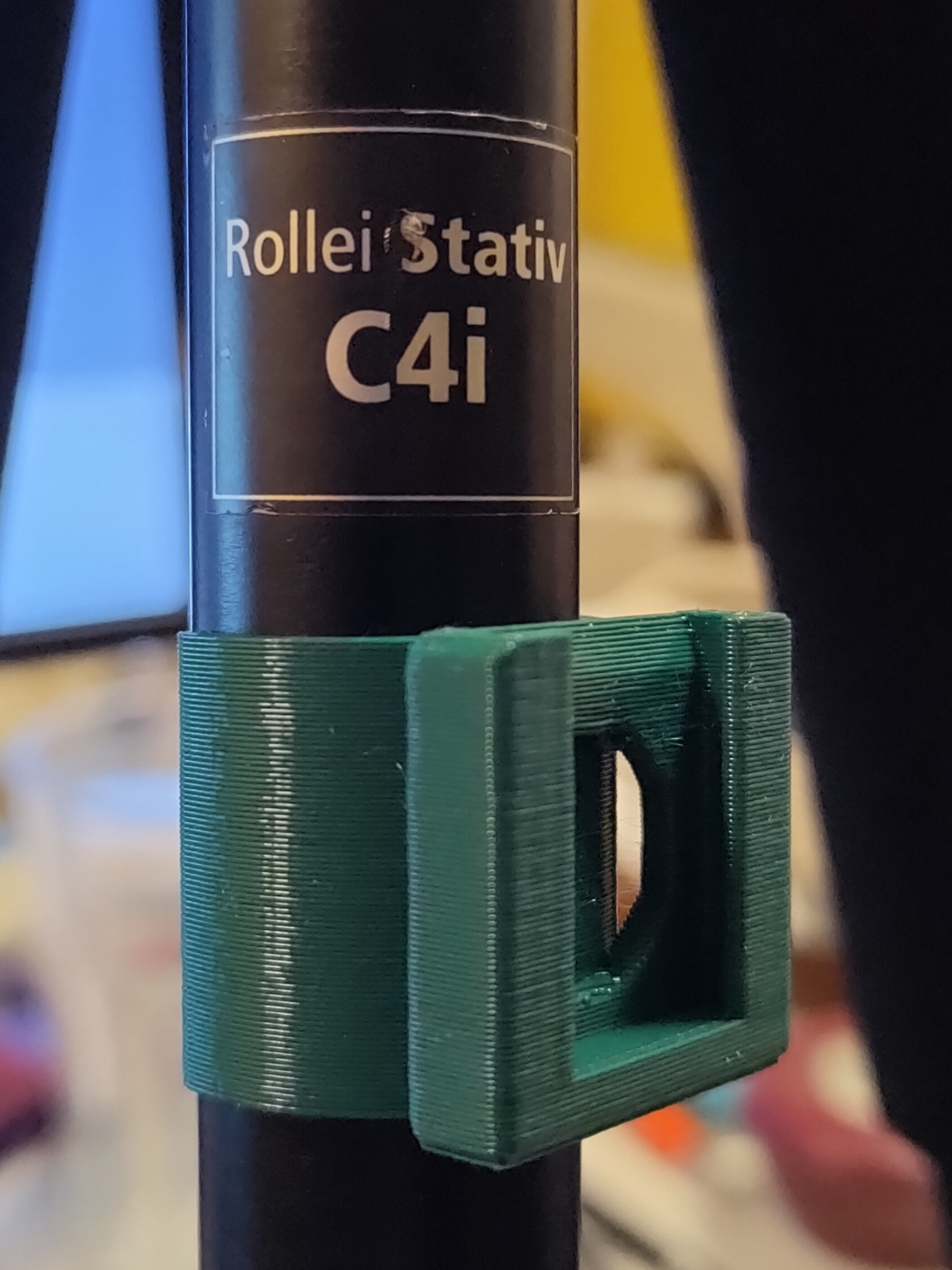 Cold Shoe Clip for Tripod Leg by SmithChart | Download free STL model ...