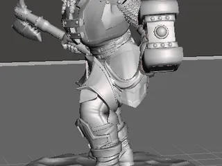 Joric (Dwarf Graveslyer) by DM WildBill | Download free STL model ...