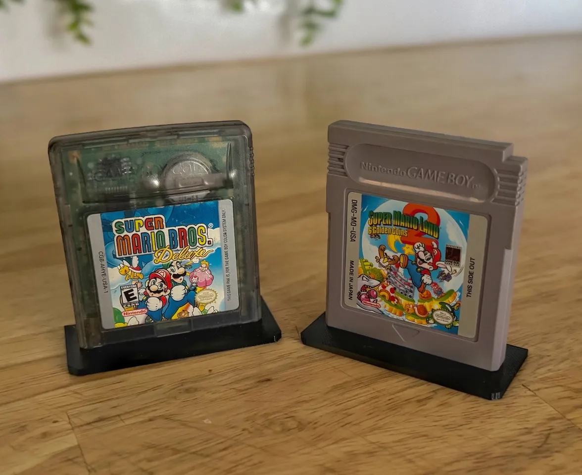 Gameboy Cartridge Stand by bugflake | Download free STL model ...