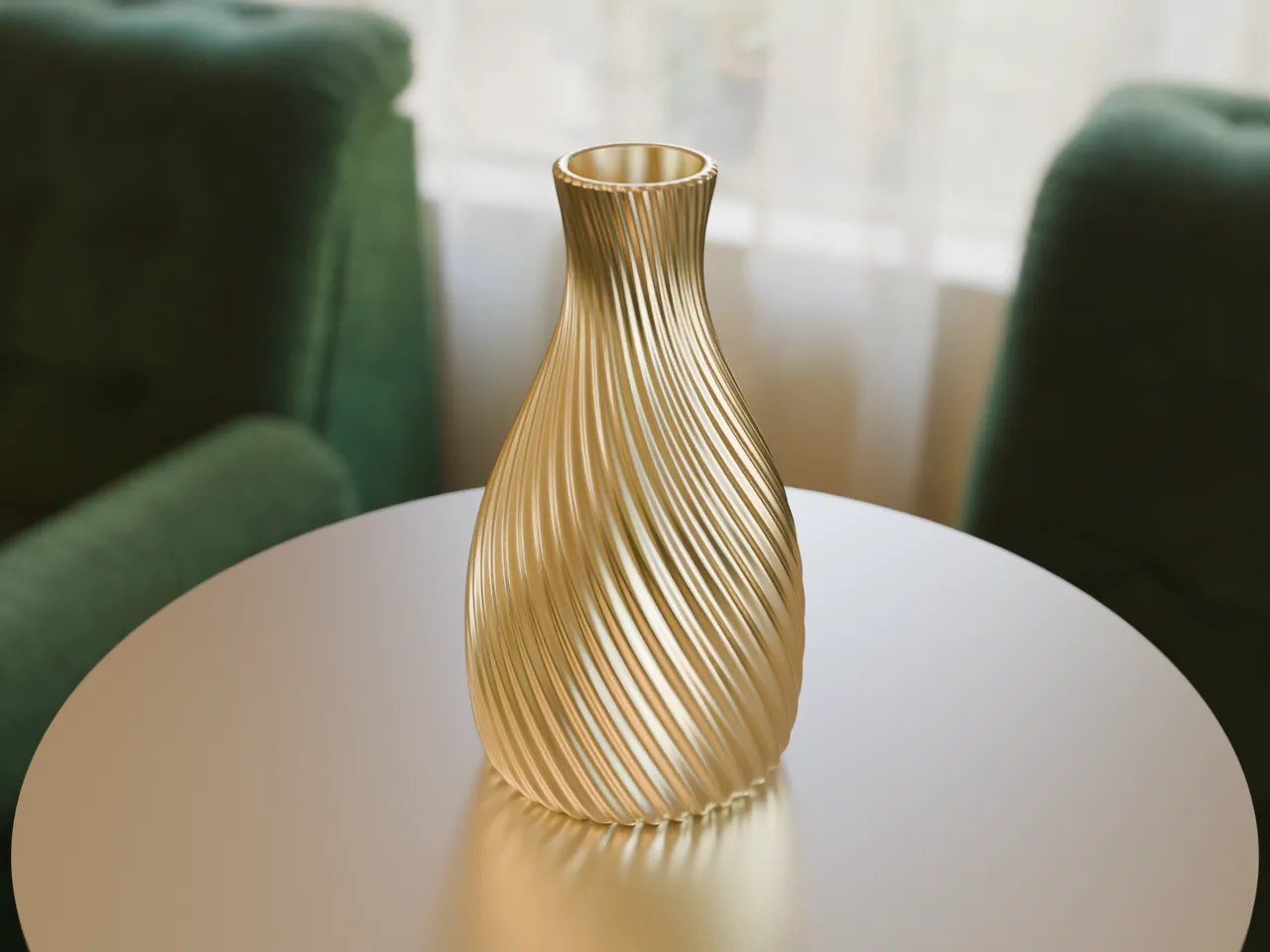 Beautiful Flask Vase by Hatsuseno Rin | Download free STL model ...