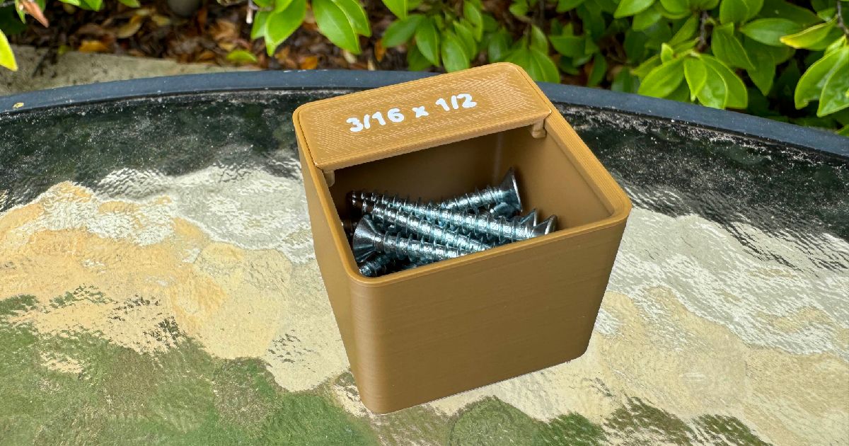 Text Printing into Removable Labels for Gridfinity by Satanic Bird ...