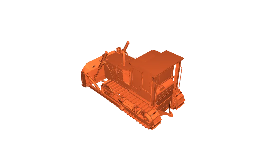 Tractor by 3d design | Download free STL model | Printables.com