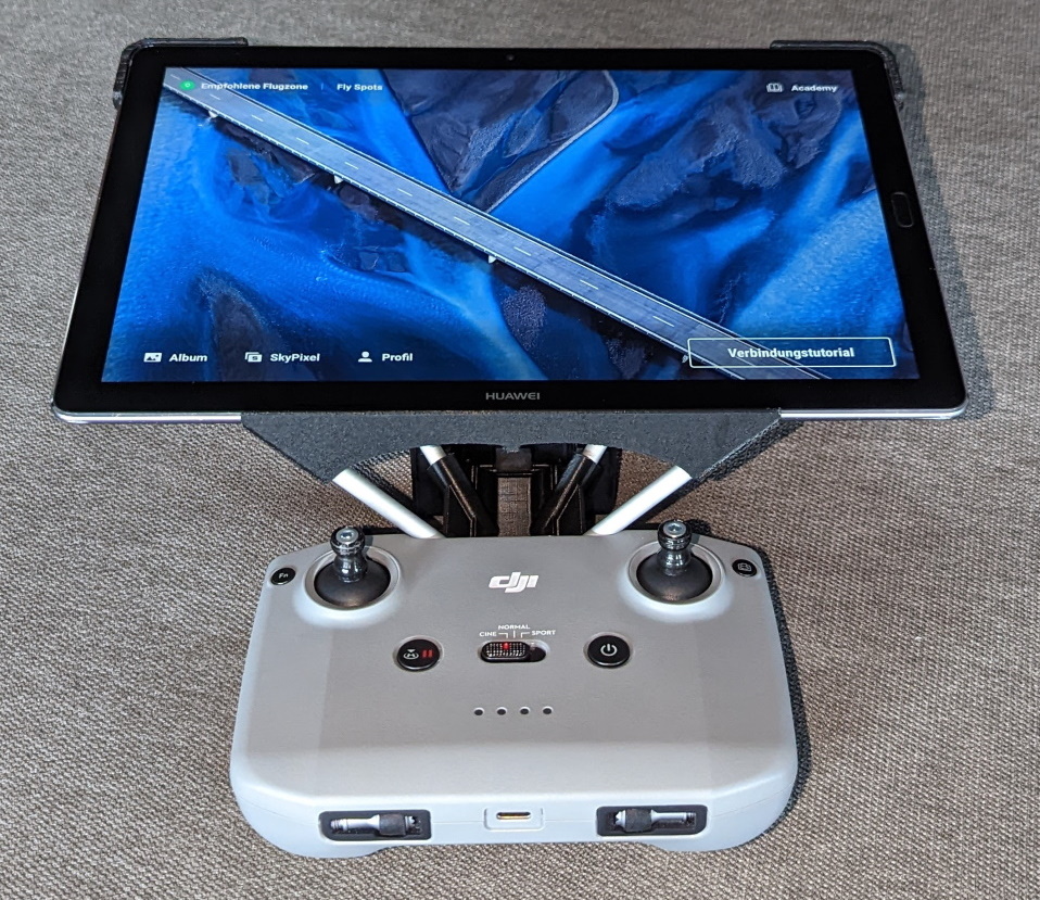 DJI RCN1 Tablet Holder 3 by Martin Scotfield | Download free STL model ...