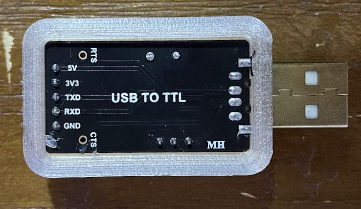 Open frame case for generic UART to USB dongle by SheetMahPant ...