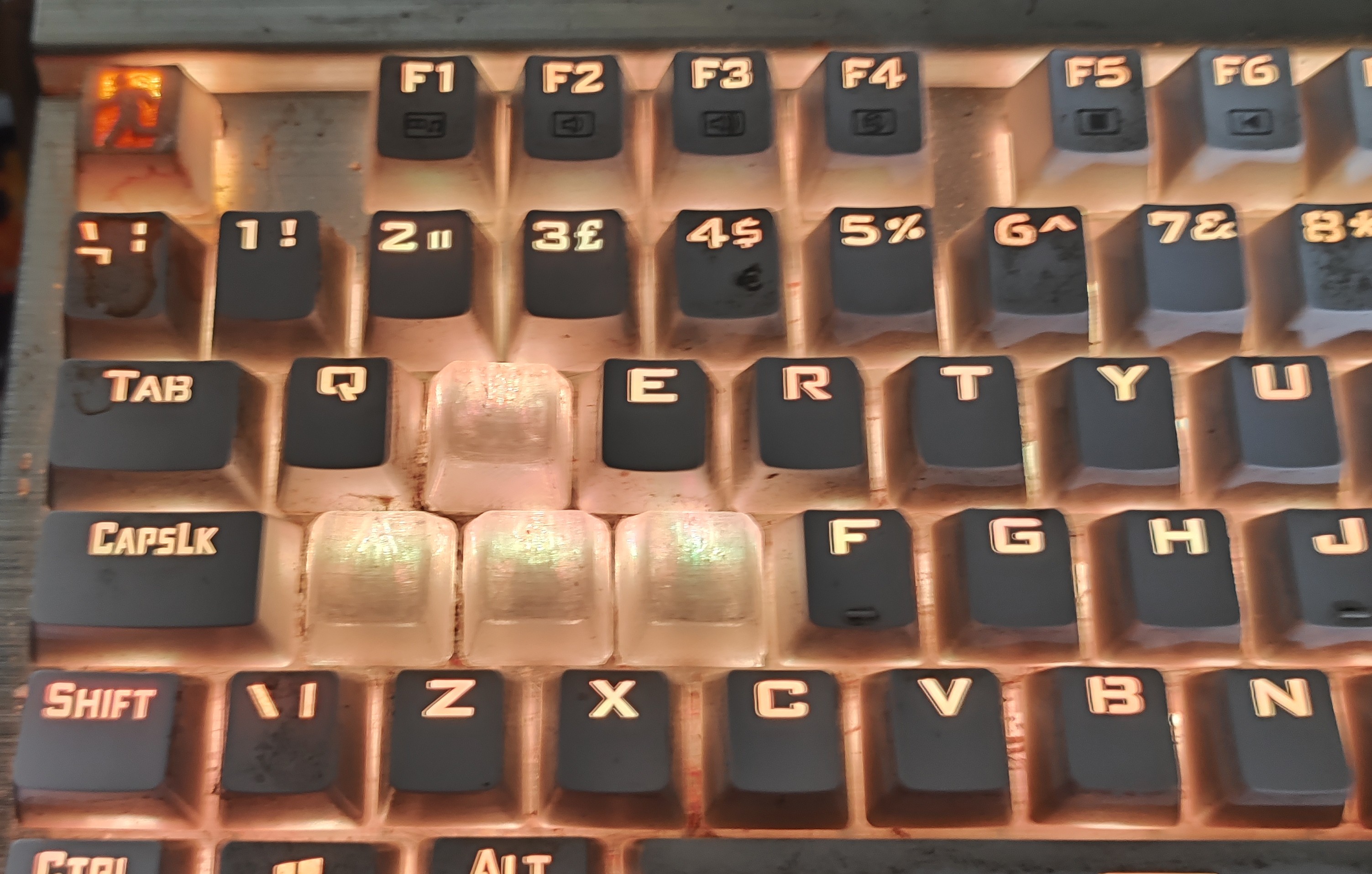 Cherry MX keys WASD by Gareth | Download free STL model | Printables.com