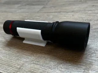 LED Flashlight Hanger - 29mm by jattie | Download free STL model ...